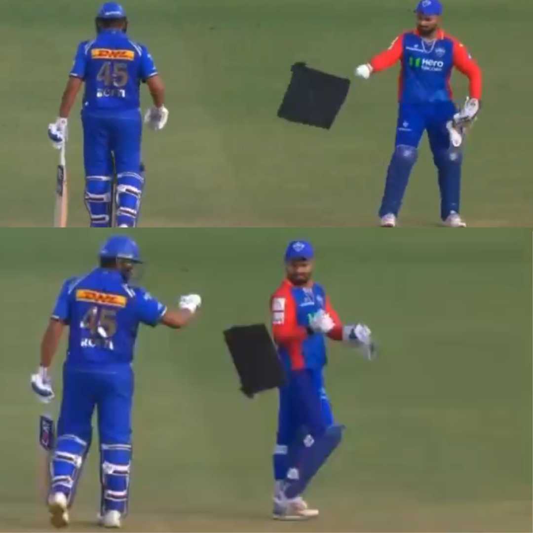 Watch: Rohit Sharma and Rishabh Pant Hilarious's Kite Episode in DC vs MI Goes Viral - SportsGAGA